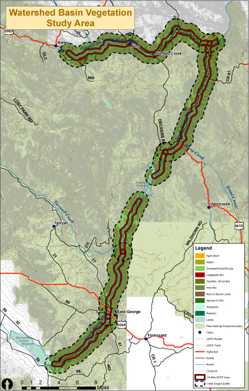 Watershed Basin Vegetation – All Segments – SPEB